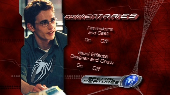 Spider Man Dvd Menu