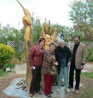 The Léger Family: Unveiling of a sculpture by Monette Léger in Grand ...