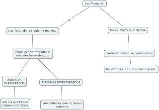 LOS ANIMALES: ORGANIZADOR VISUAL