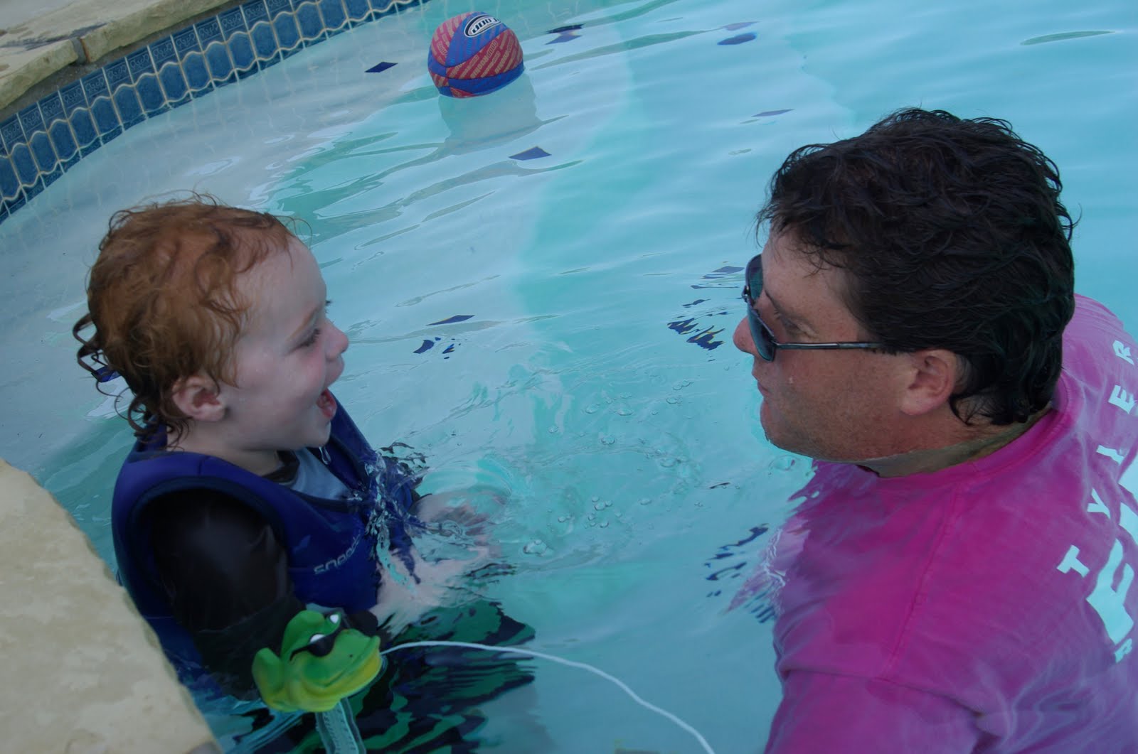 Choosing Joy Today: Noah & Daddy Swim