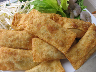 Egg rolls aux crevettes