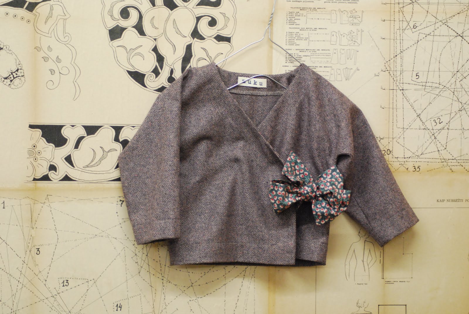 muku: Pale pink / liberty ribbon