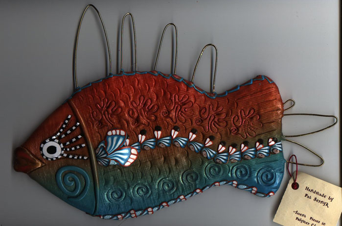 fishwifetales: Polymer Clay Fish