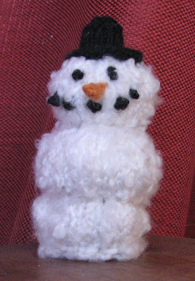 The Handmade Homemaker: WINTER Snowman Finger Puppet Pattern