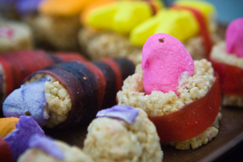 andrea christine: thanksgiving peeps sushi