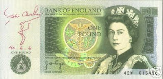 Fashion Appropriation: English Money Notes through the years