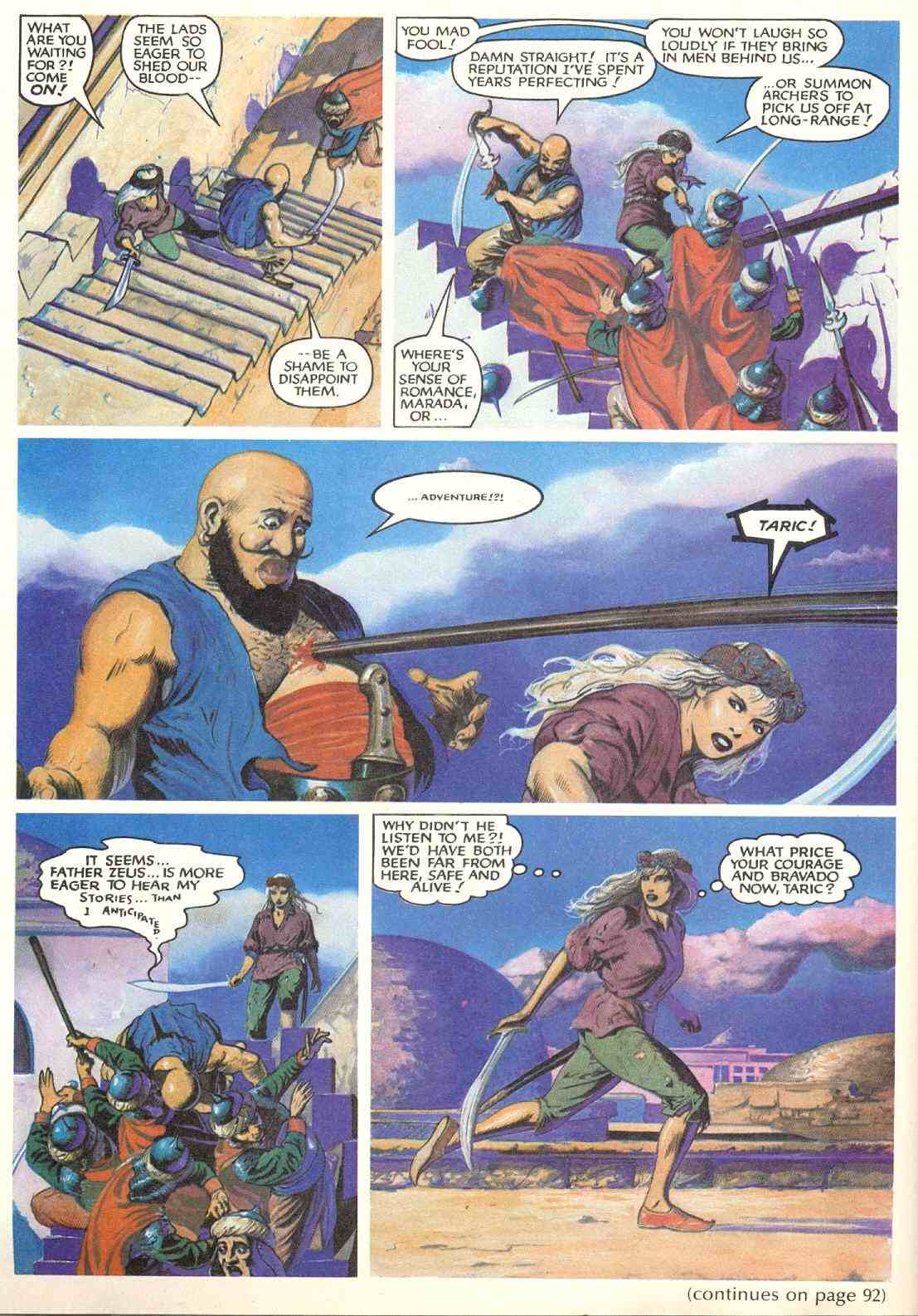 Savage Tales: Epic Illustrated #22: Marada, the She-Wolf in "Wizard's ...