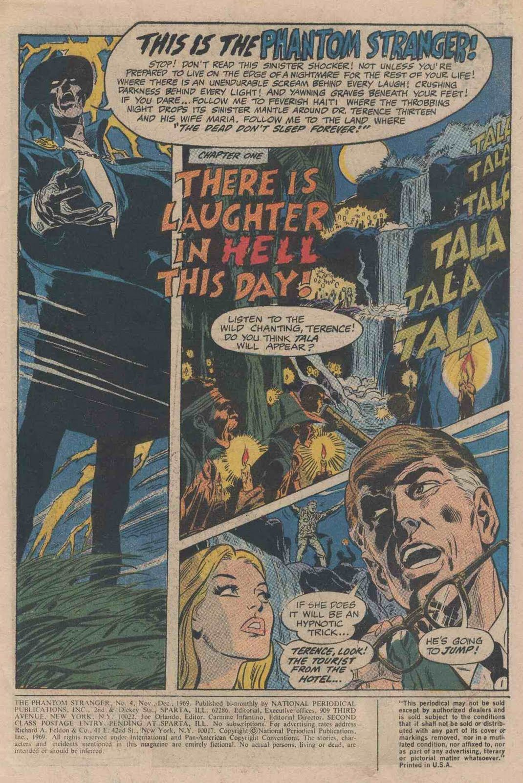 The Warrior's Comic Book Den: Phantom Stranger #4: "There Is Laughter ...