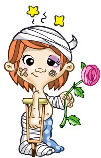 Irmãos...: Machucadoos... Toda criança teeem!