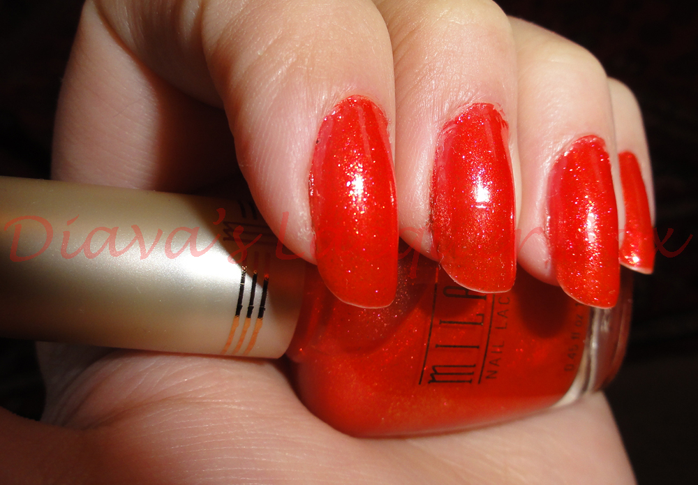 Diava's Lacquer Box: NOTD - Milani Orange Burst