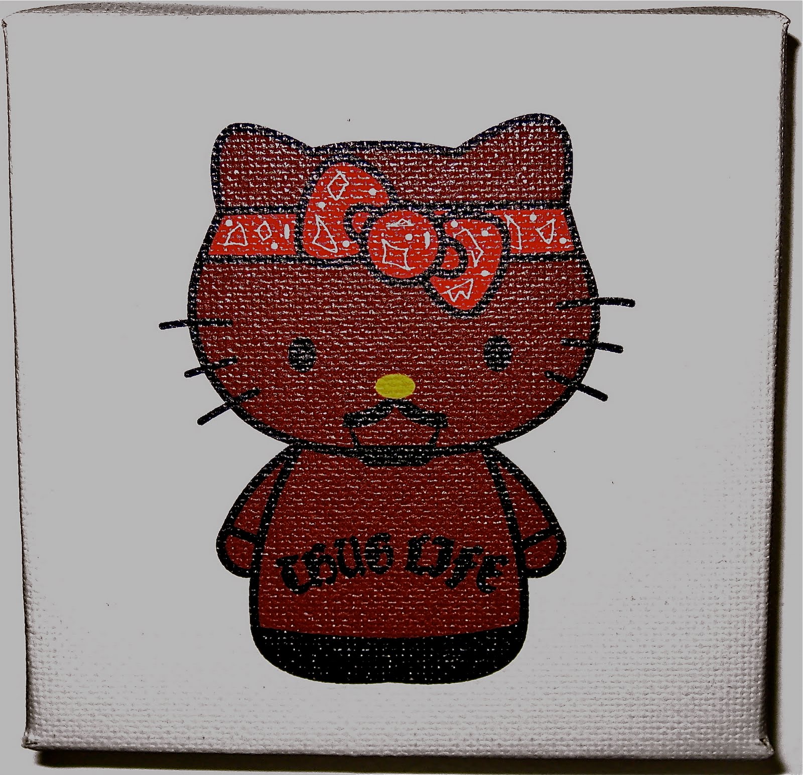 Madame Chic: "thug life" hello kitty. Photo taken at hello kitty event