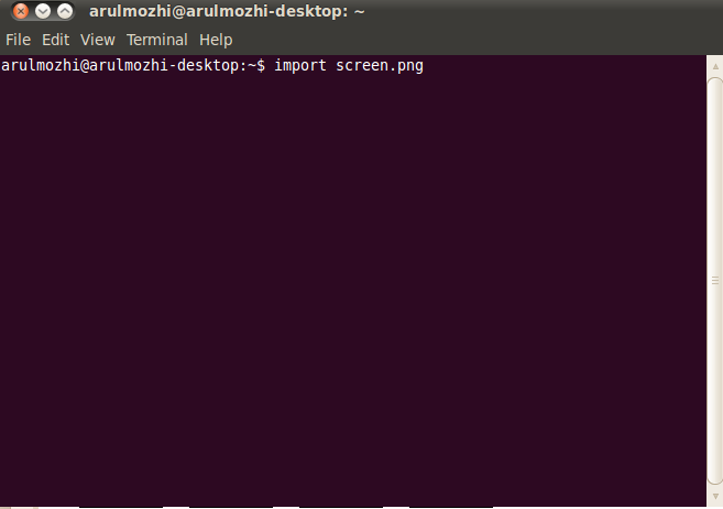 Ubuntu Explore: Ubuntu: How to take screenshot via terminal