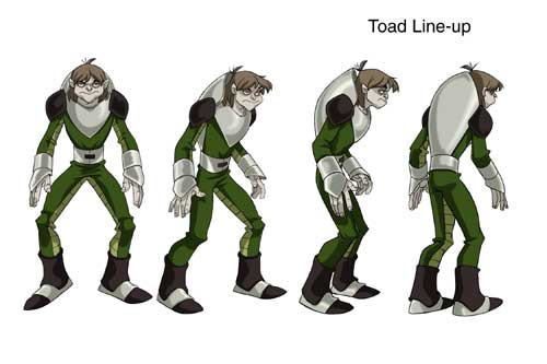 The Dork Review: X-Men Evolution Model Sheets