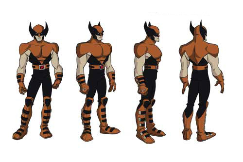 Xmen Evolution Bonus Model Sheets