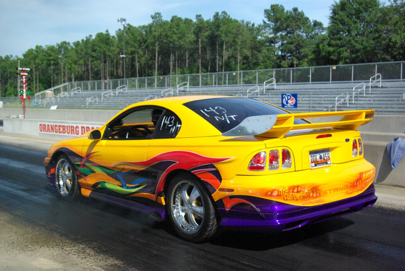 Fast Shutter: MICHAEL RUTLAND HAD HIS NEW ((BLUE DRAGSTER)) AT GATOR ...