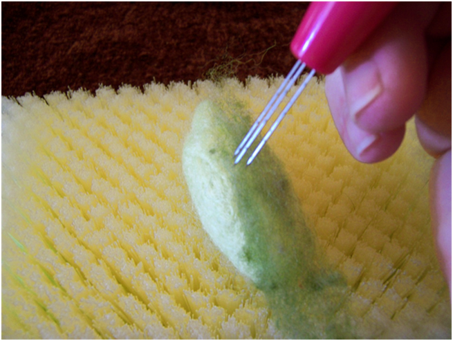 Art Threads: Monday Project - Needle Felted Food