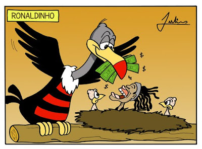 Julinho e seus desenhos: Charge