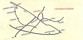 jaishreeradha: goverdhan vrindavan map