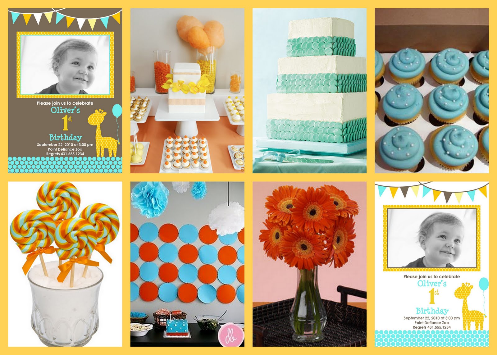 Dimple Prints: Giraffe Party Inspiration Board