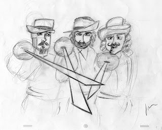 Tara's Drawing Jam: Musketeers!!!
