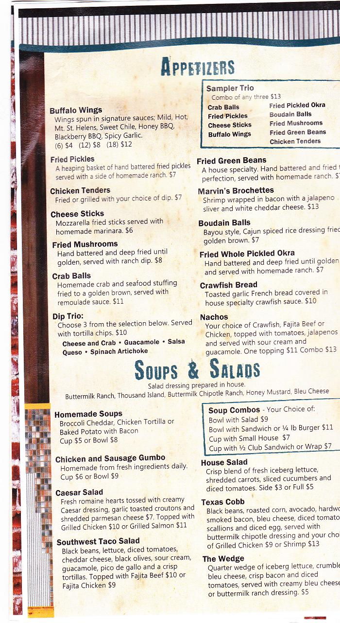 In Laurie's Brain...: Starvin Marvin's Bar & Grill