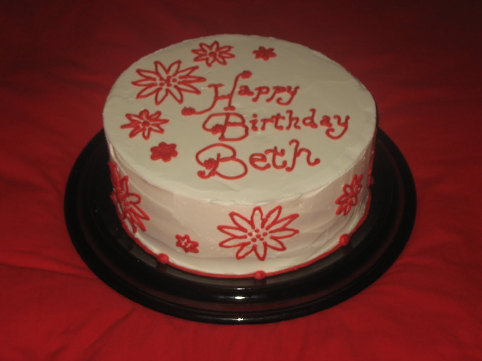T cakes: Beth