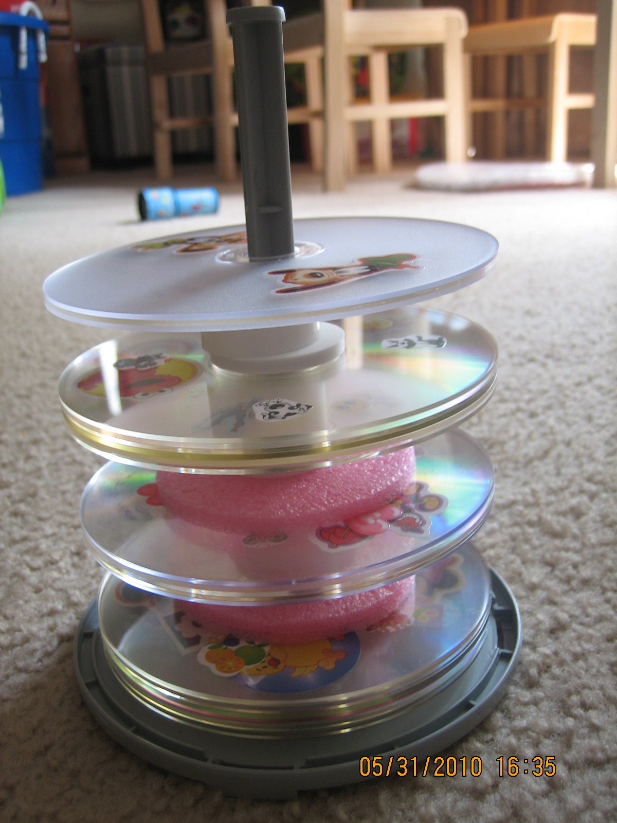 THRIFTY HOMEMADE STACKING TOY - Mama to 6 Blessings