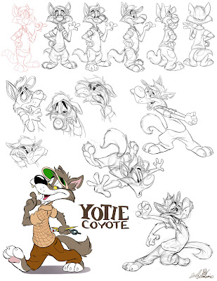 Richard's Corner: Coyote Model Sheet