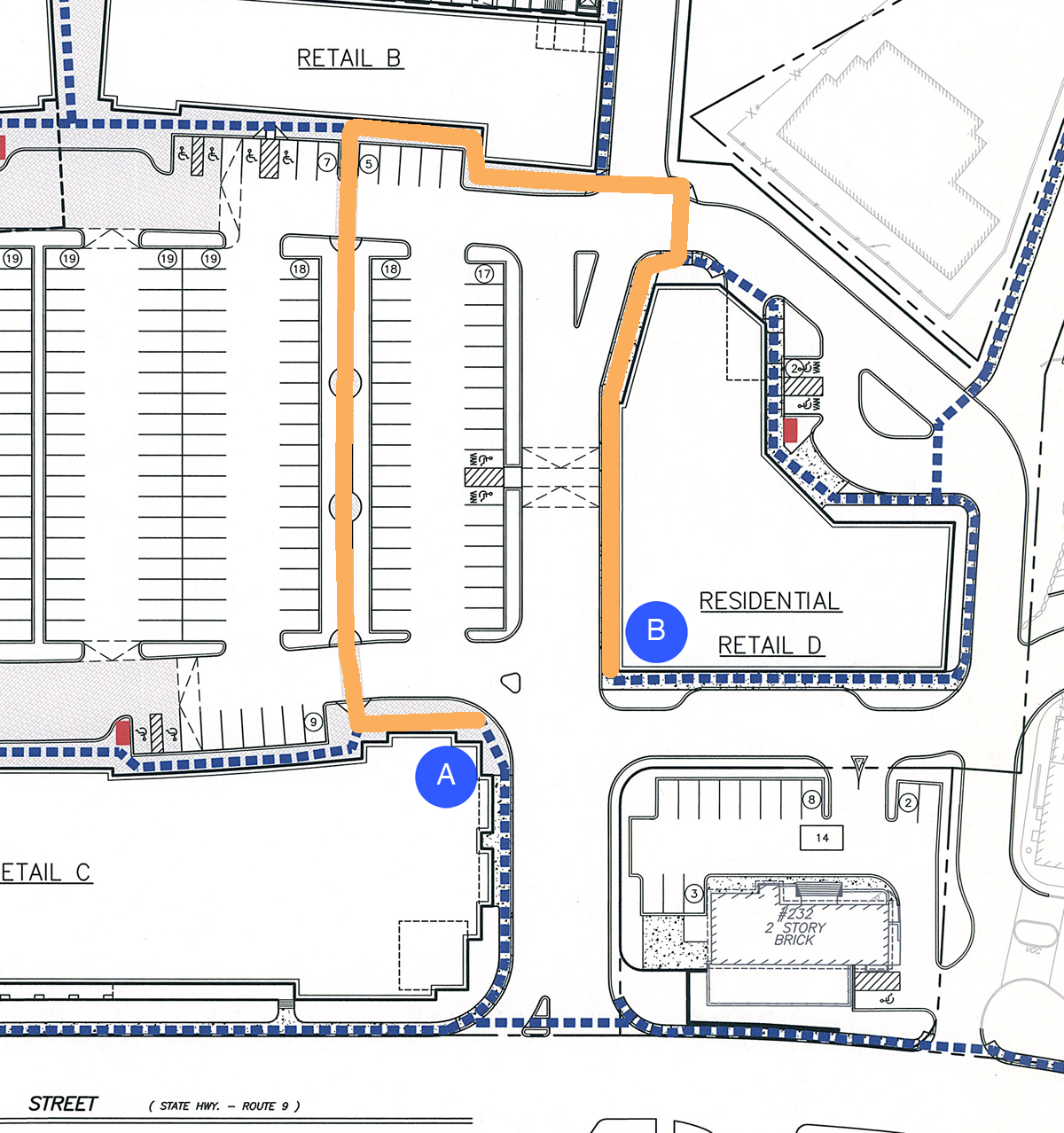 Newton Streets and Sidewalks: Chestnut Hill Square -- designed in danger