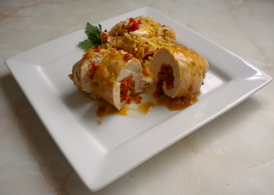 The Delectable Bites: Old-World Greek Chicken Roulades