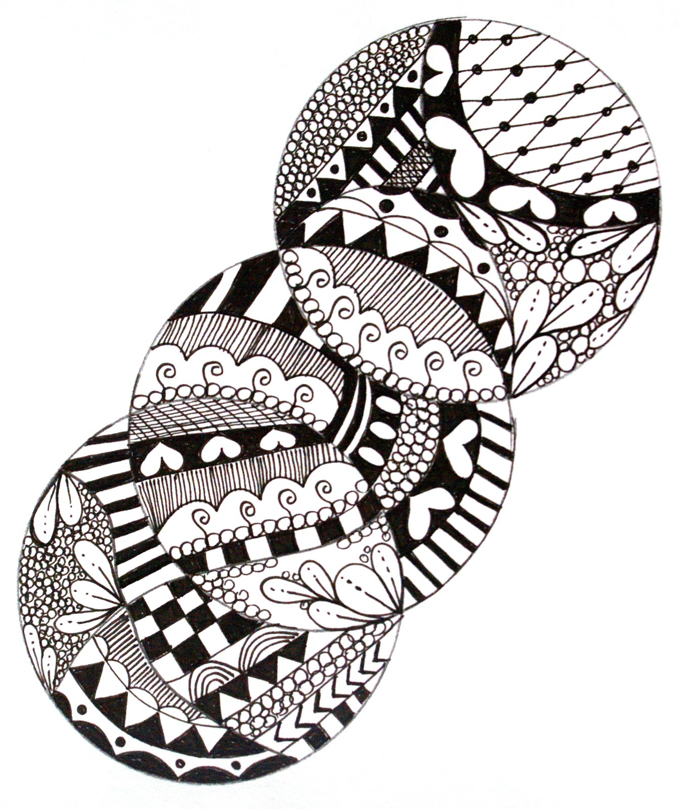 A Splendid Adventure Studio: Yes, I did some Zentangles