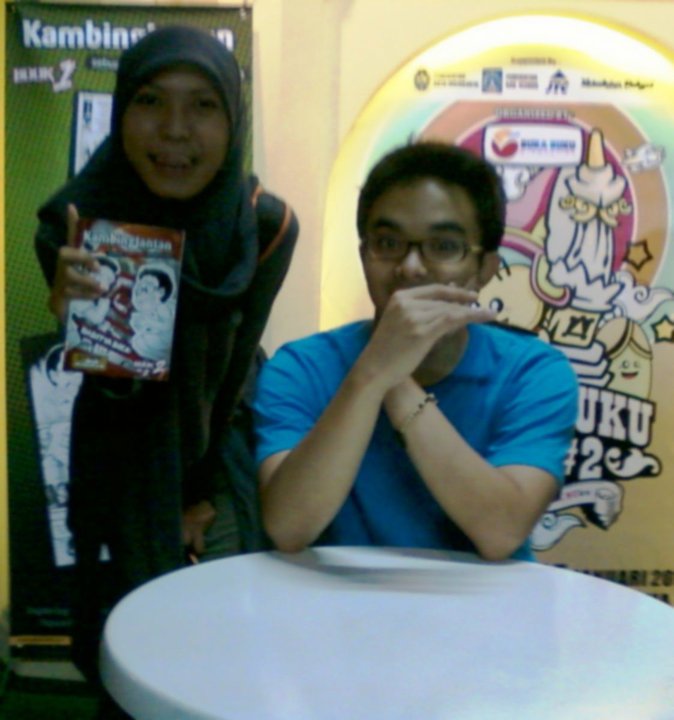 a cup of 'fikamaliq': Grebek buku bareng Dio Rudiman @nasgort