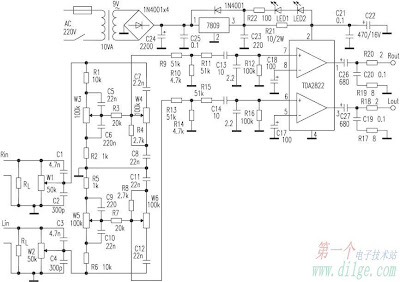 Practical small amp - Another Electronics Circuit Schematics Diagram.
