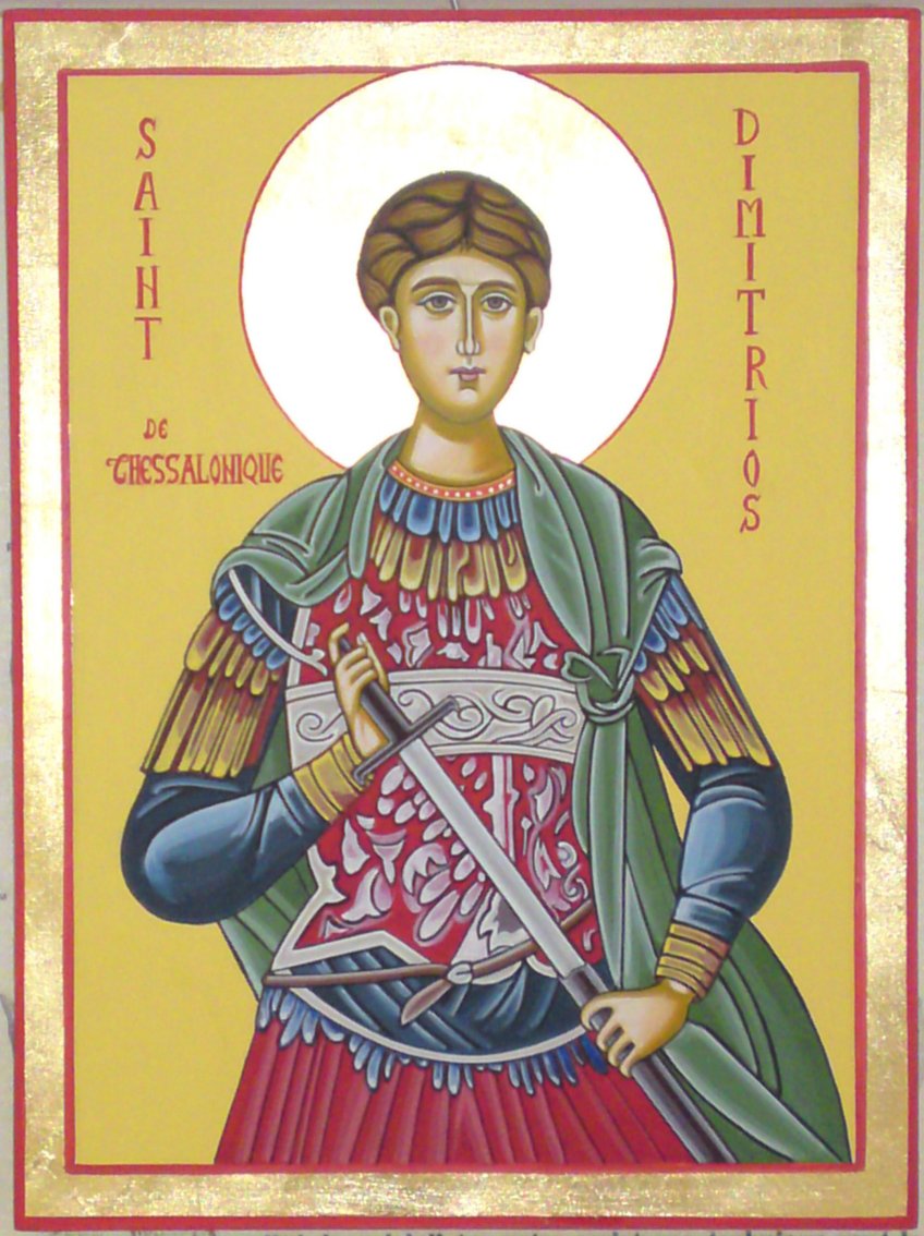icône et tradition: SAINT DIMITRIOS DE THESSALONIQUE