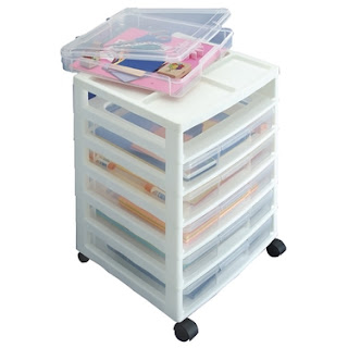 Simplify Your Life Organizing: Storage Solution Ideas ~ Scrapbook cart