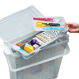 Simplify Your Life Organizing: Storage Solution Ideas ~ Scrapbook file box