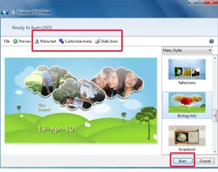 สอนการใช้ windows 7: Windows DVD Maker