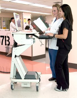 Pat's Nursing Chit Chat: THE USE OF THE COMPUTER ON WHEELS ( COW)
