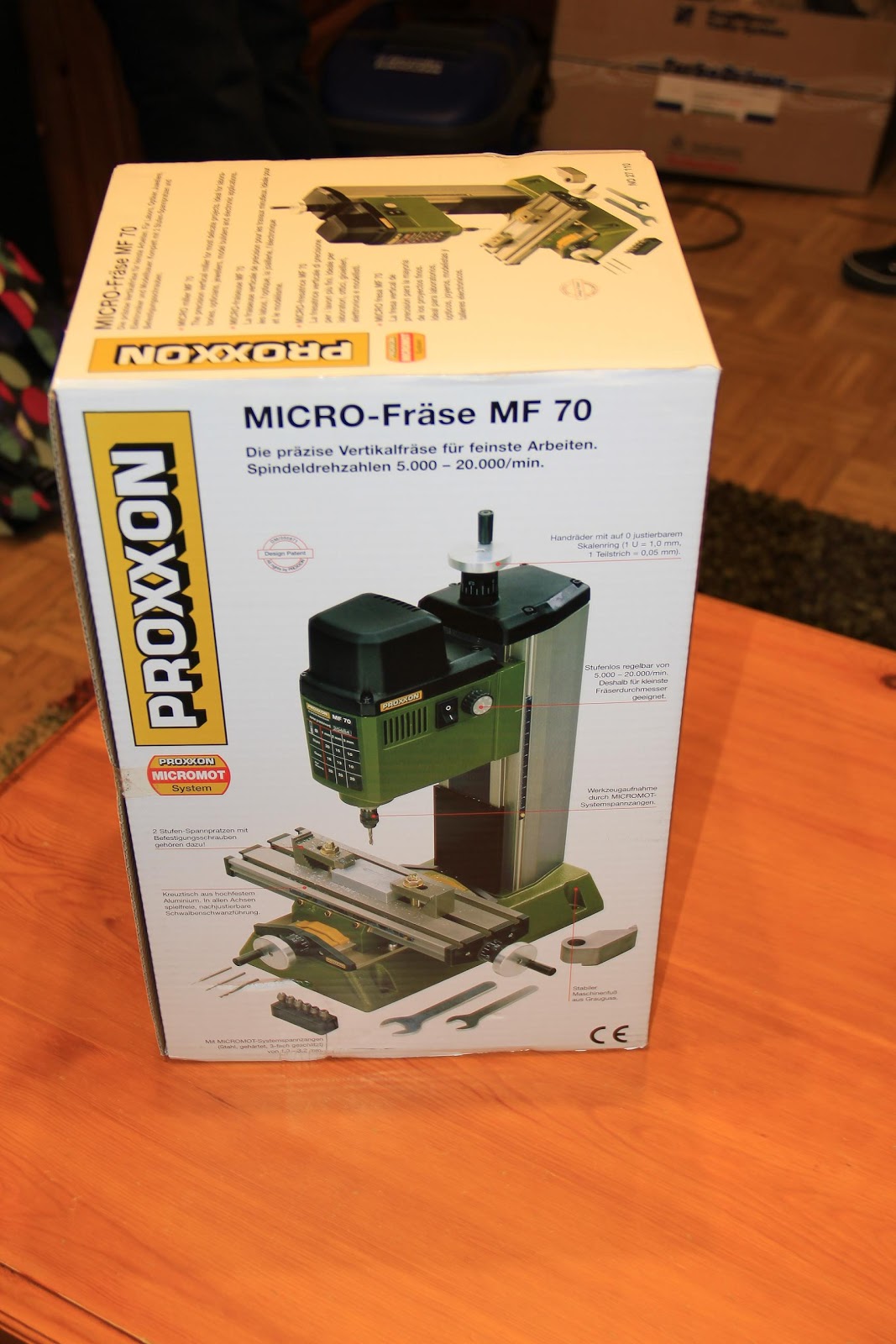 Argobot: Fresadora Proxxon MF70