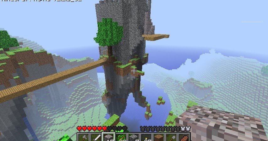 My Minecraft Adventures: Building a floating castle...