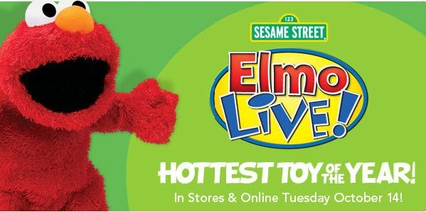 Toy Collector News: New "Elmo Live" doll released today