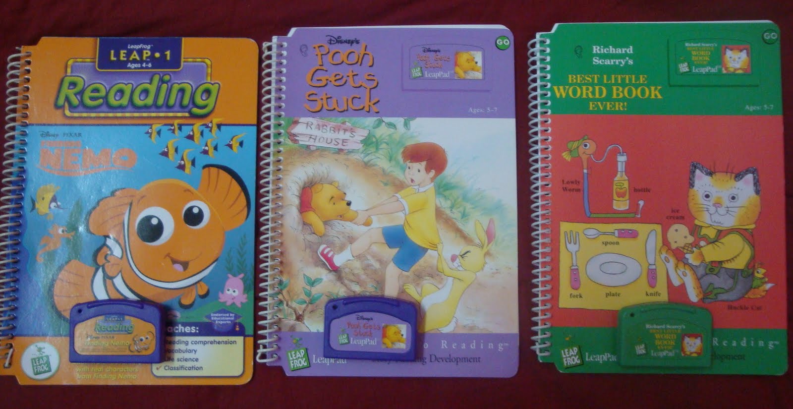 IZZIET SOHO: Leapfrog Leappad Learning system Books
