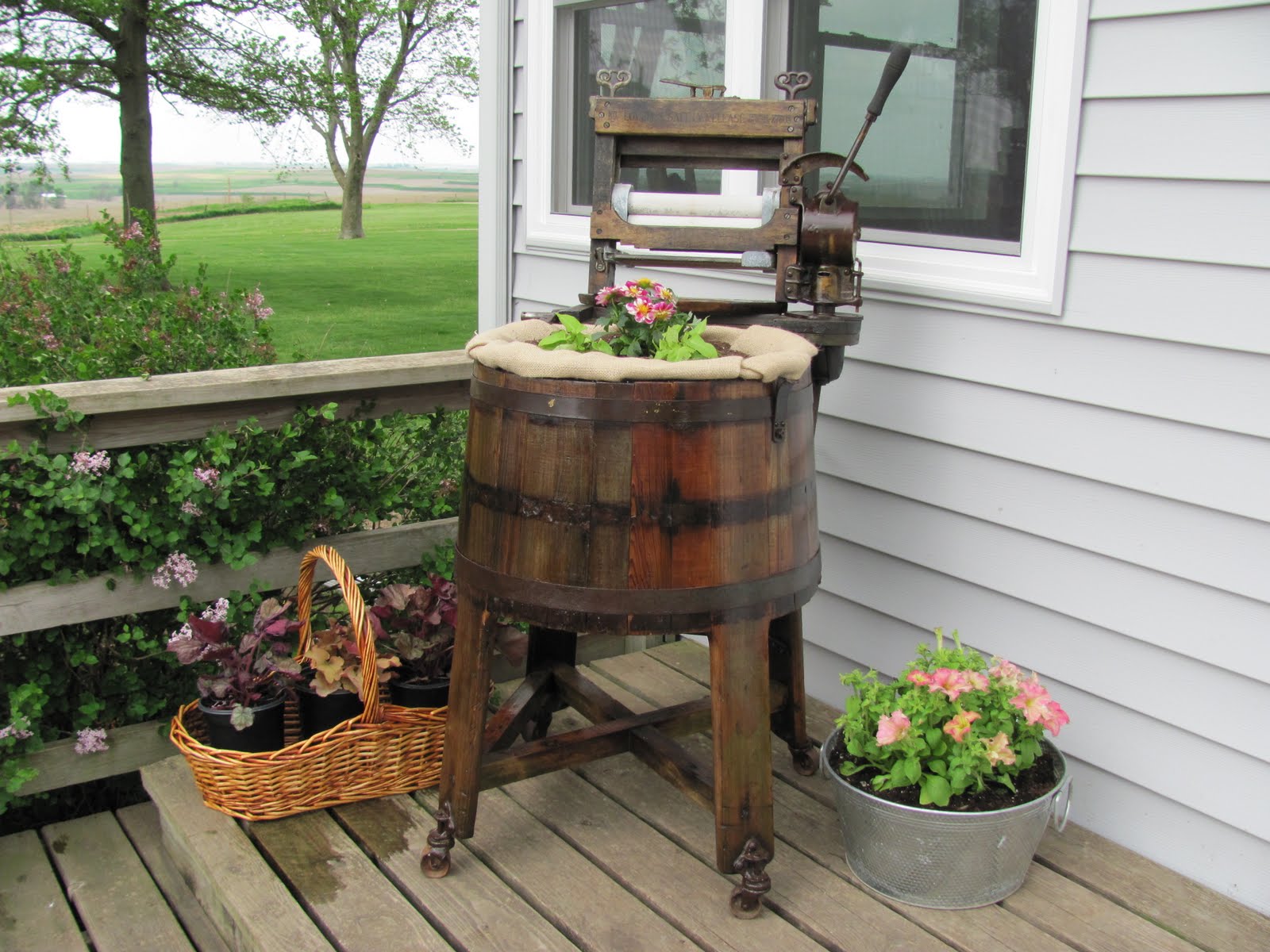 Coleen's Corner: Washing Machine Planter