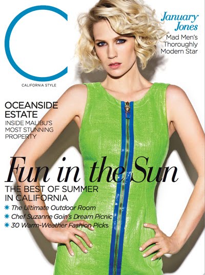 January Jones July 2010 California Style Summer ~ Fashion, Makeup ...