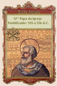 O Santo nosso de cada dia: Santo Agapito I