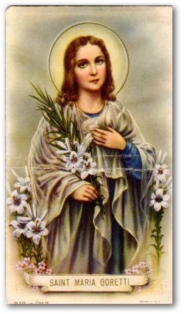 O Santo nosso de cada dia: Santa Maria Goretti