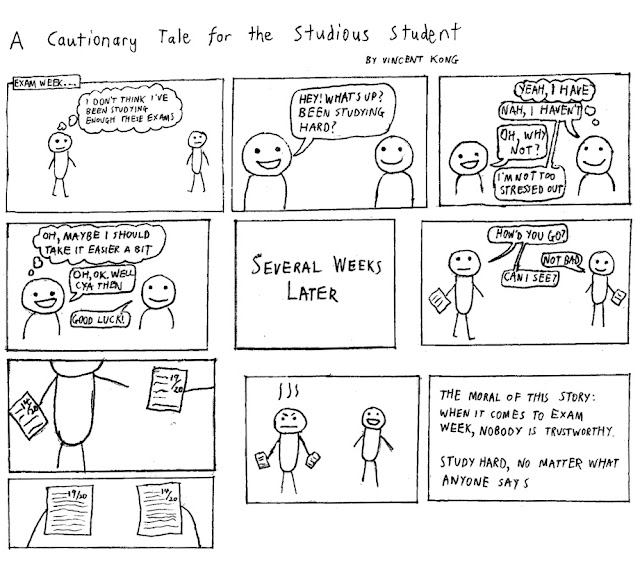 A Very Good Blog: TUESDAY: A Cautionary Tale for the Studious Student