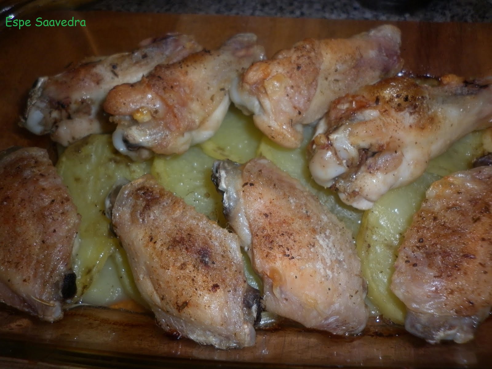 Espe Saavedra, en la cocina: ALAS DE POLLO AL HORNO