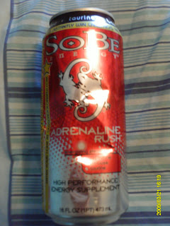 Energy Drink Heaven: Sobe adrenaline rush by Nolan
