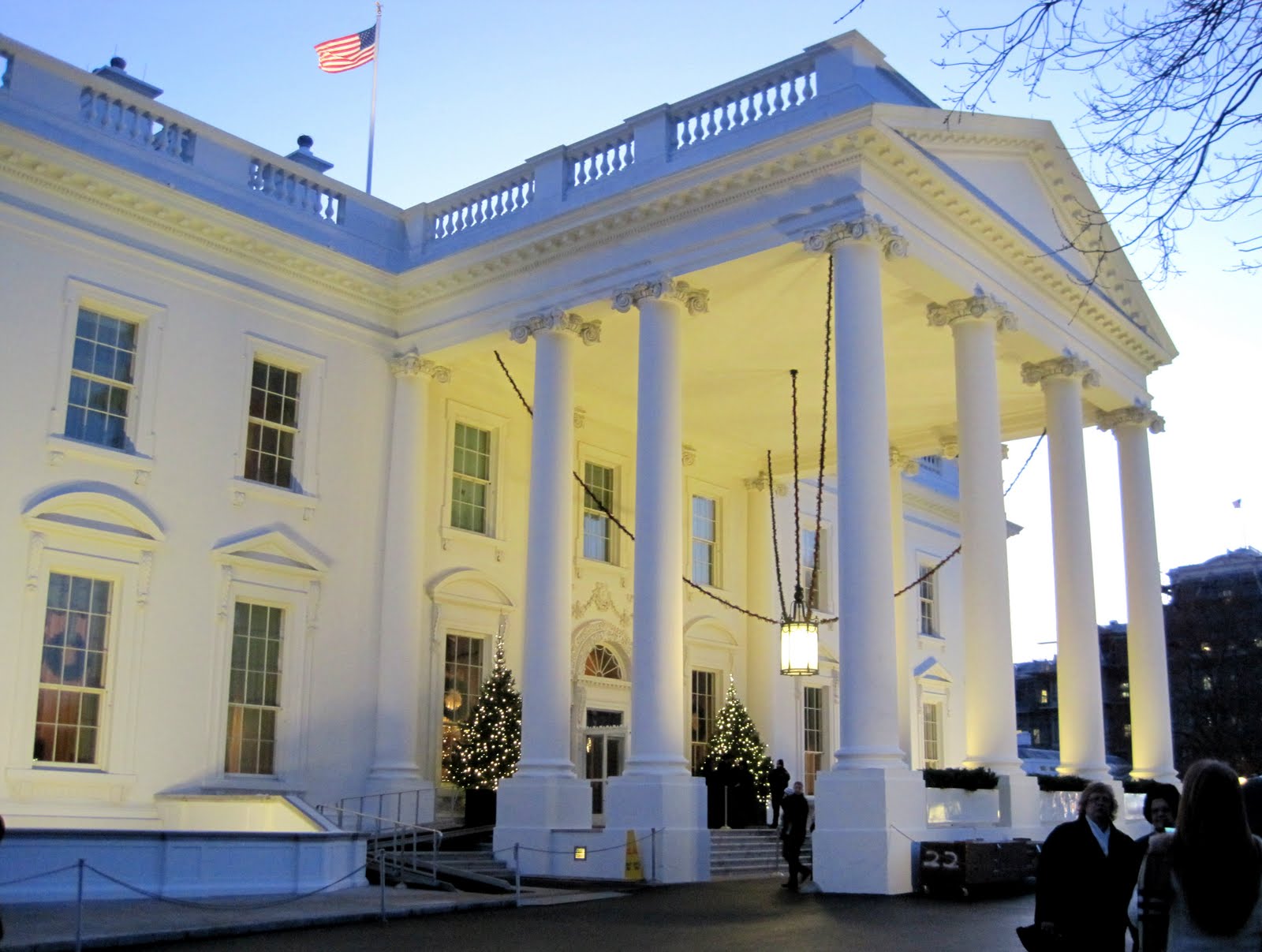 White House Entrance